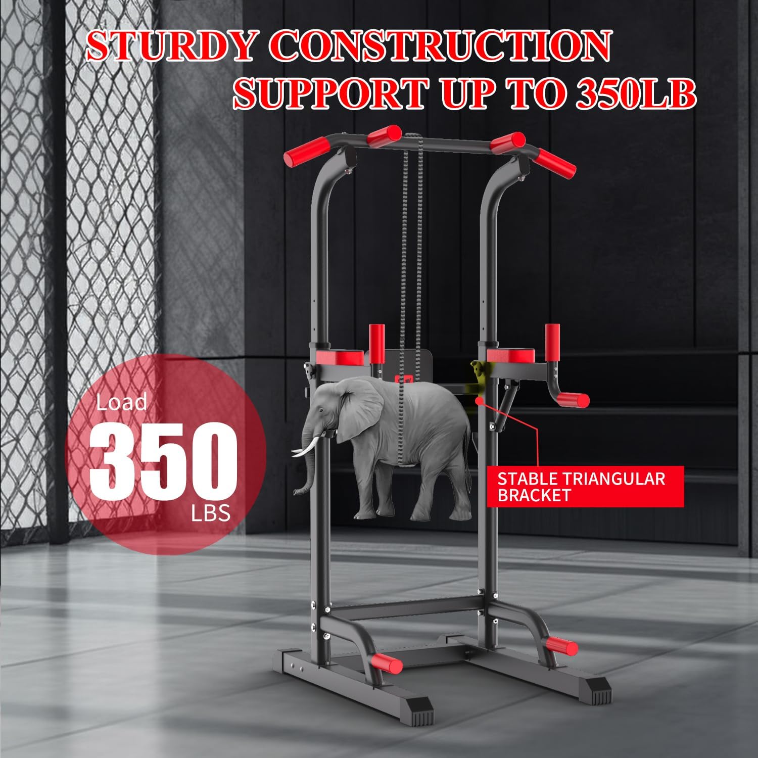 K KiNGKANG Power Tower Dip Station, Multi-Function Assistive Trainer ...