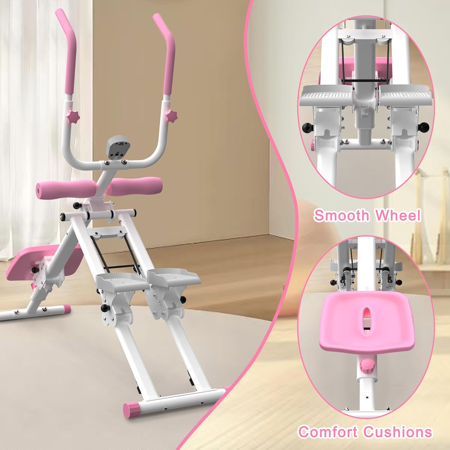 Stair Stepper, 2 in 1 Ab Workout Machine - Multi-Function Trainer ...