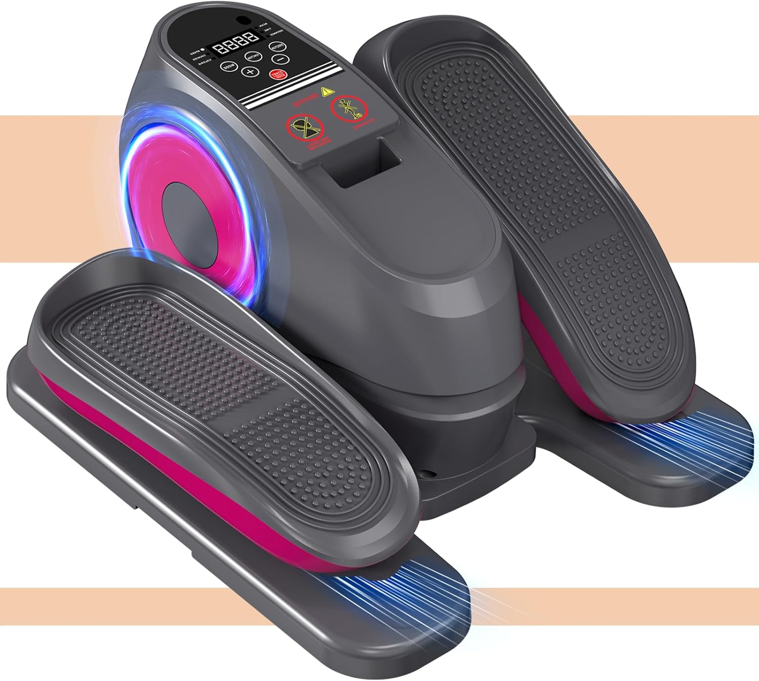 16 Levels Speed Under Desk Elliptical Machine, Electric Ellipse Leg ...