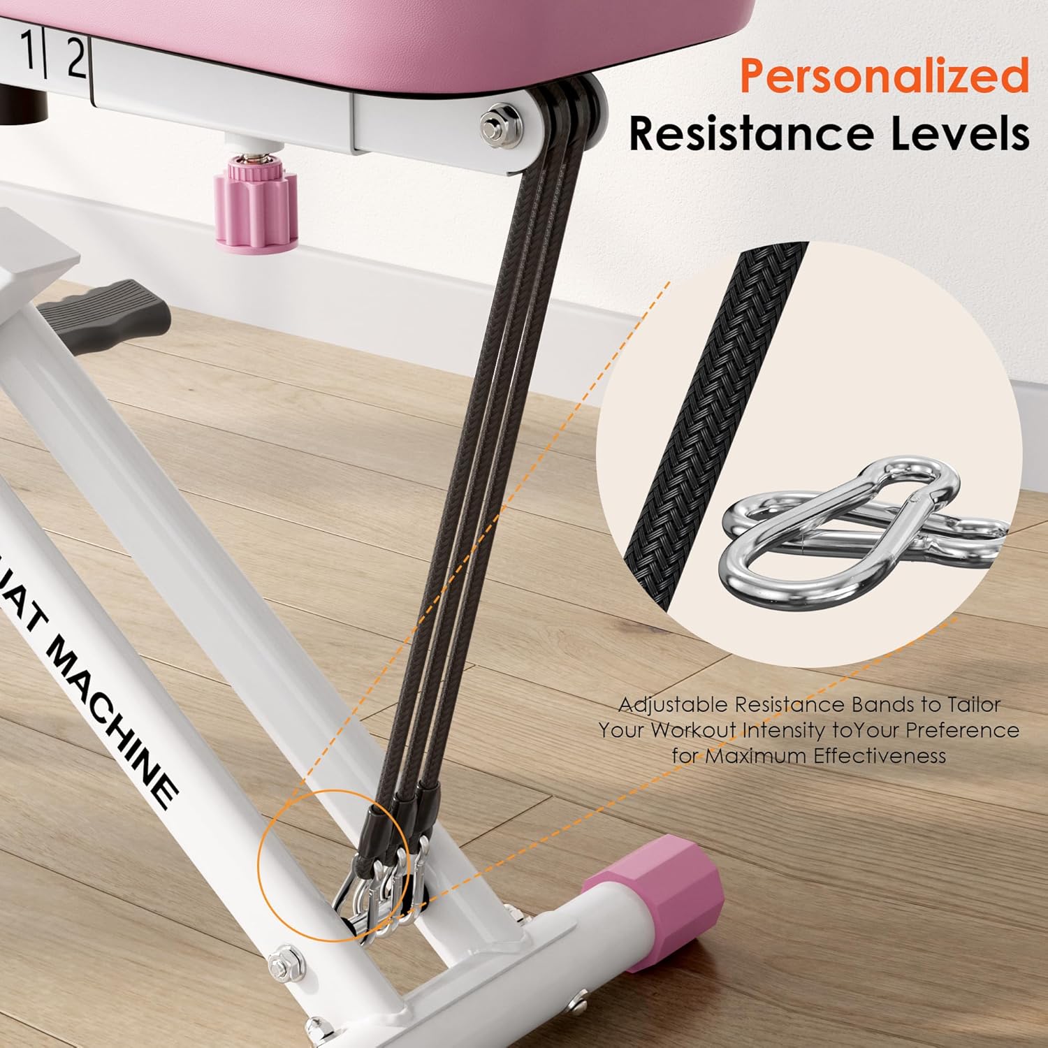 SogesGame Squat Machine for Home, 2 in 1 Squat Rowing Machine, Foldable ...