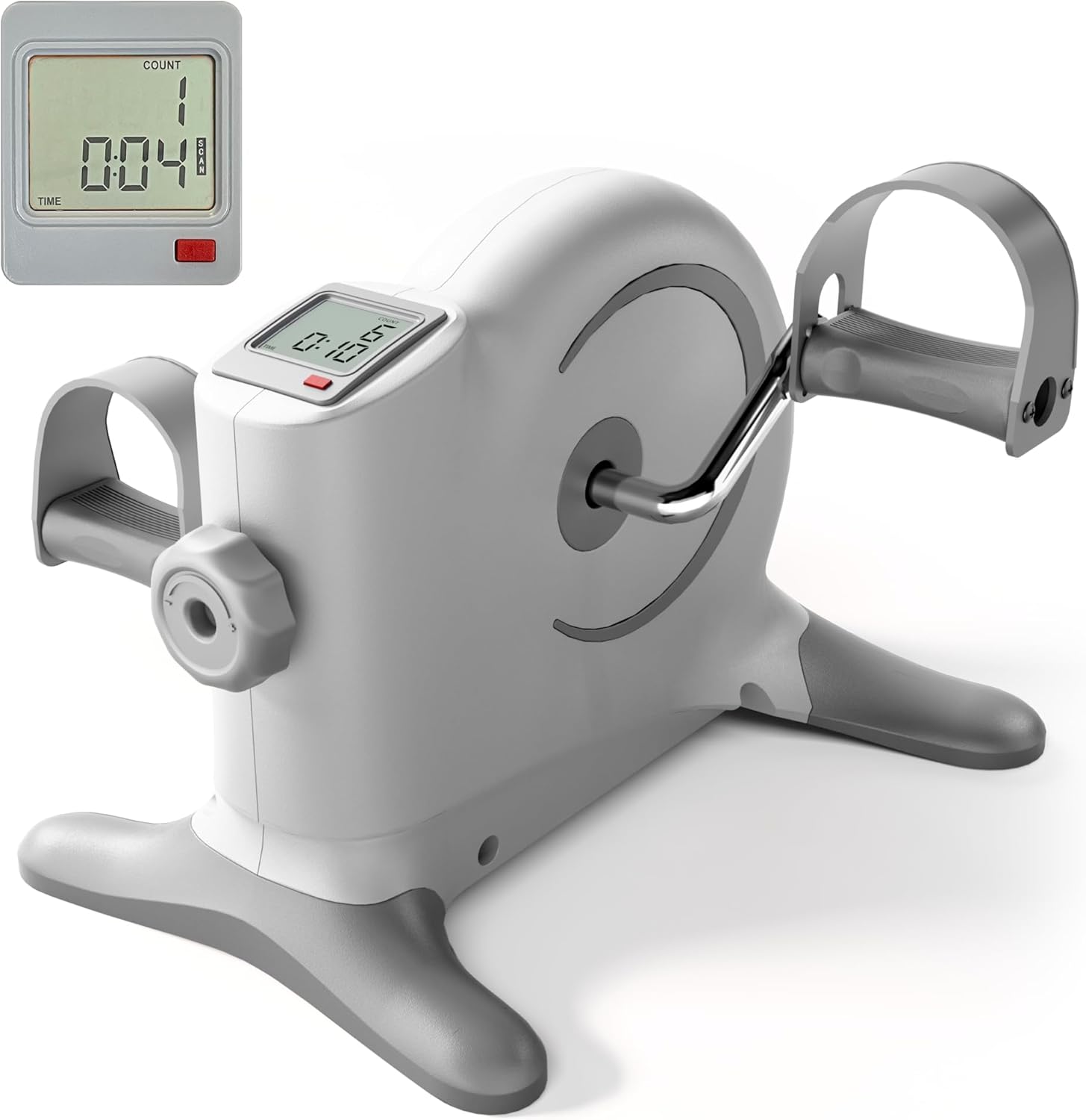 Mini Exercise Bike Pedal Exerciser Under Desk Bike Foot Peddler ...