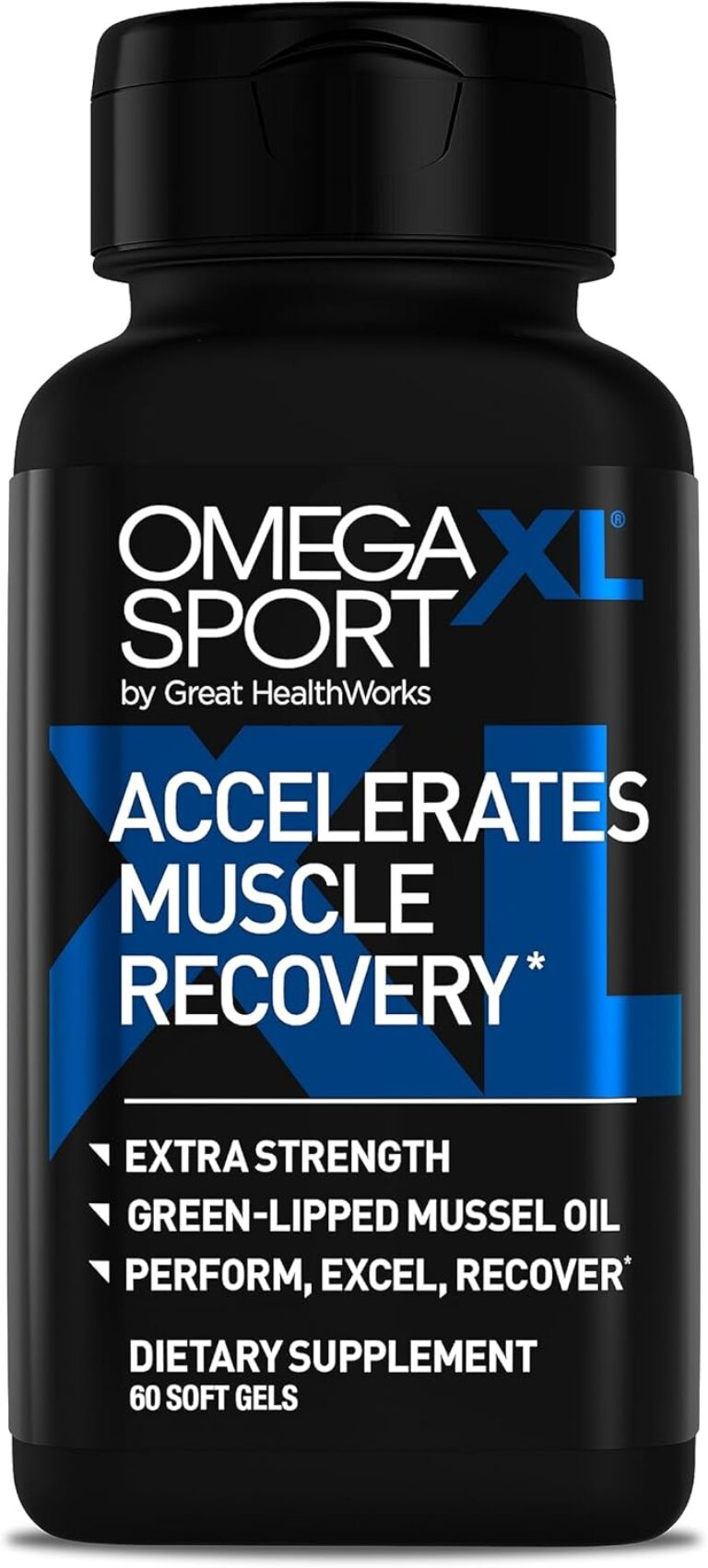 OmegaXL Sport Extra Strength Muscle Recovery Supplement and Respiratory ...